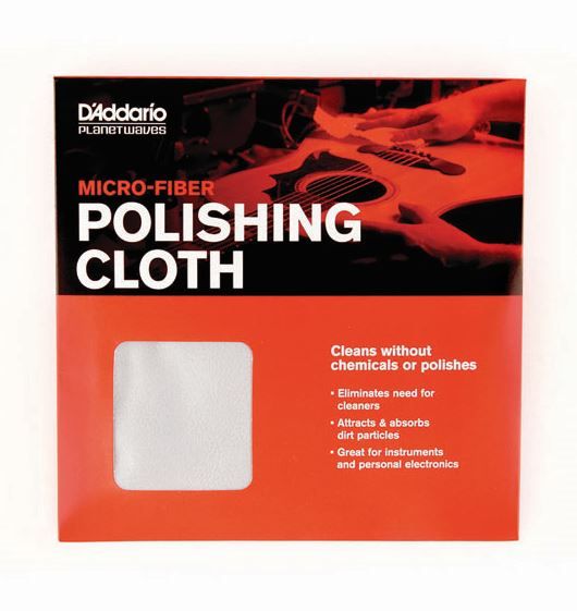 D'Addario Micro-Fiber Polish Cloth PW-MPC