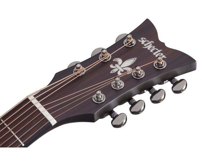 Schecter Orleans Stage 7 String Acoustic - LAWK STAR Guitars